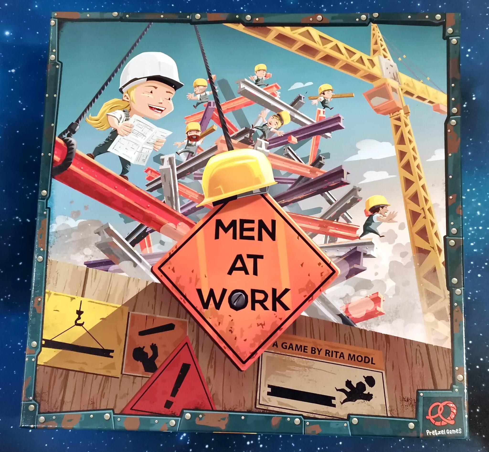 Men At Work Review - a dexterity game - Punchboard Reviews